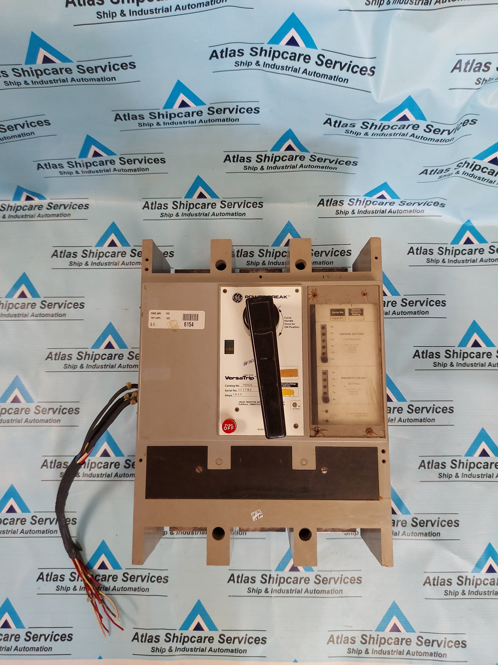GENERAL ELECTRIC TPR5616 POWER BREAK CIRCUIT BREAKER 1600 AMP – Atlas ...