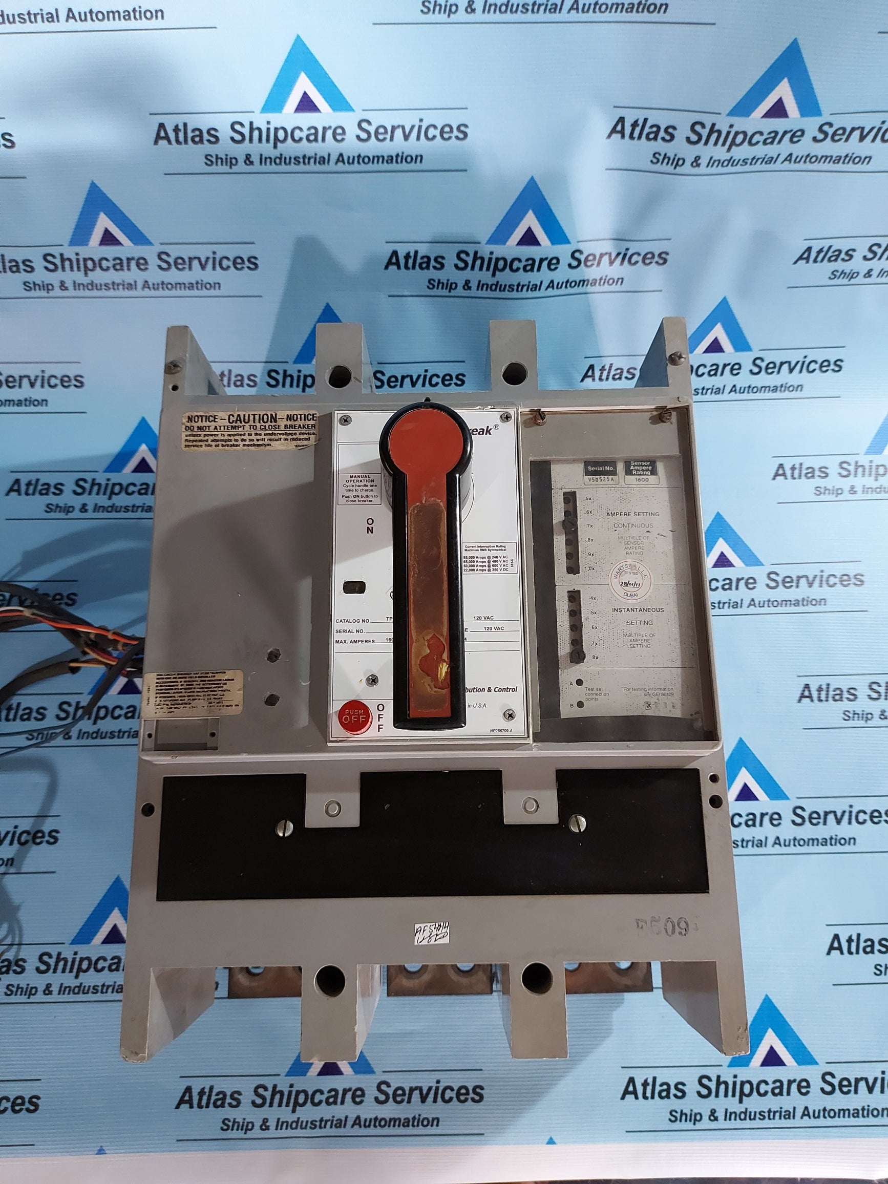 GENERAL ELECTRIC TPRR5616 POWER BREAK CIRCUIT BREAKER 1600 AMP – Atlas ...
