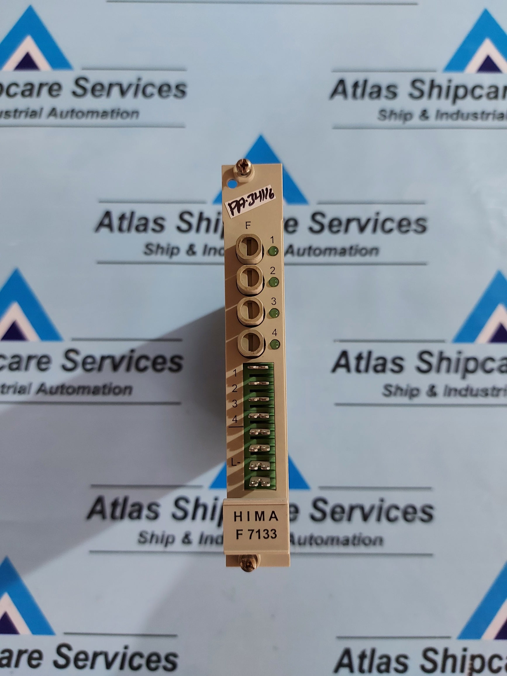 HIMA F 7133 4-CHANNEL POWER DISTRIBUTION MODULE – Atlas Shipcare Services