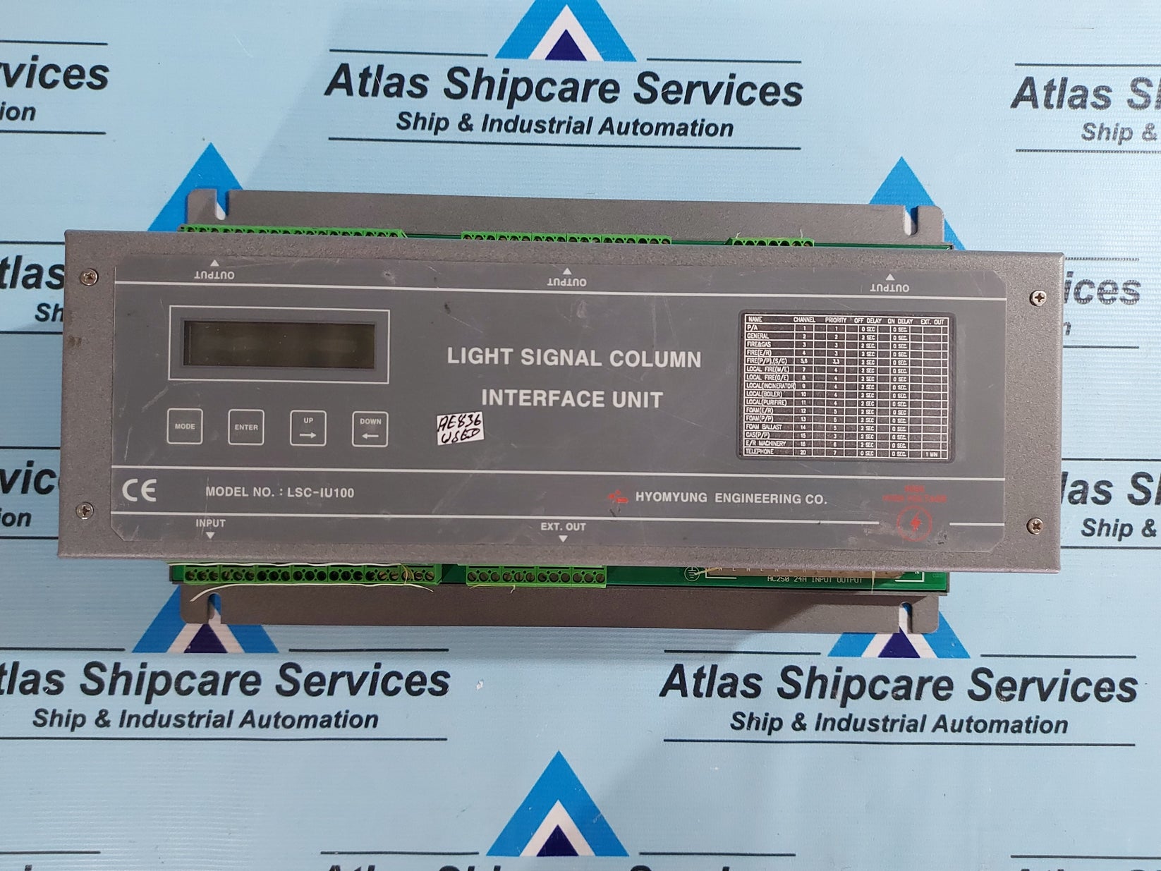 HYOMYUNG LSC-IU100 LIGHT SIGNAL COLUMN INTERFACE UNIT – Atlas Shipcare ...