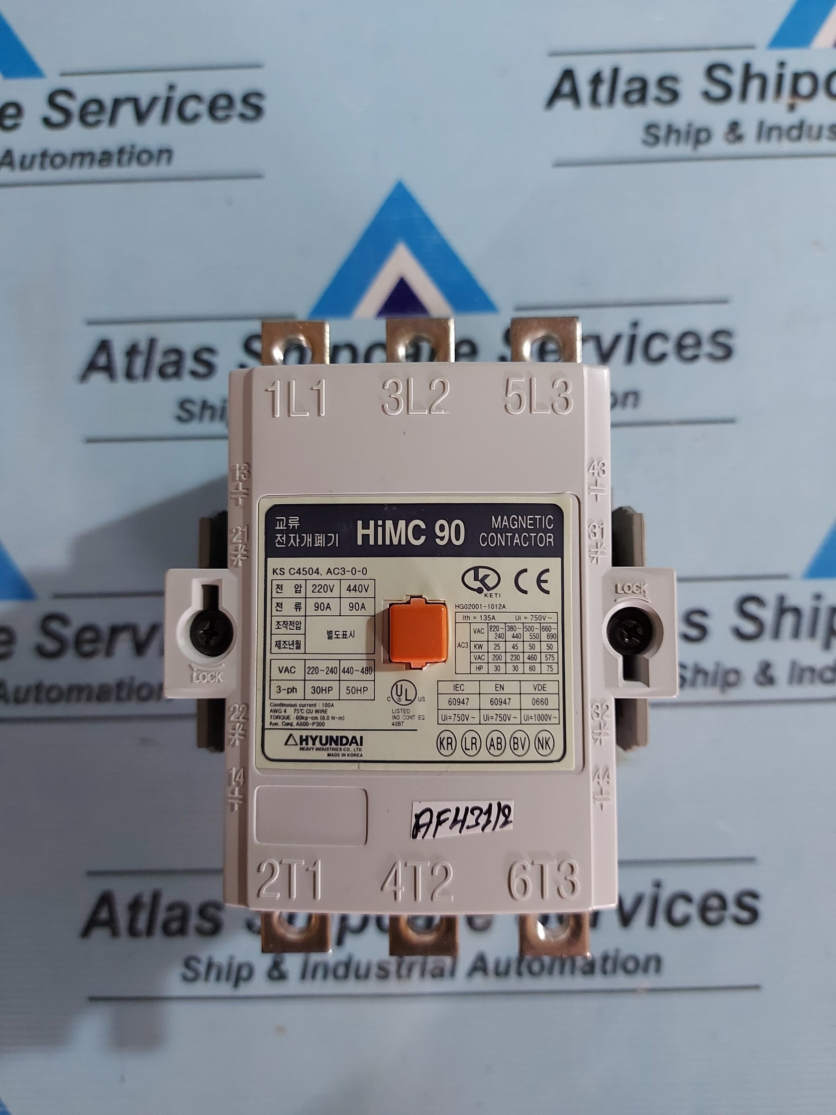HYUNDAI HiMC 90 MAGNETIC CONTACTOR – Atlas Shipcare Services