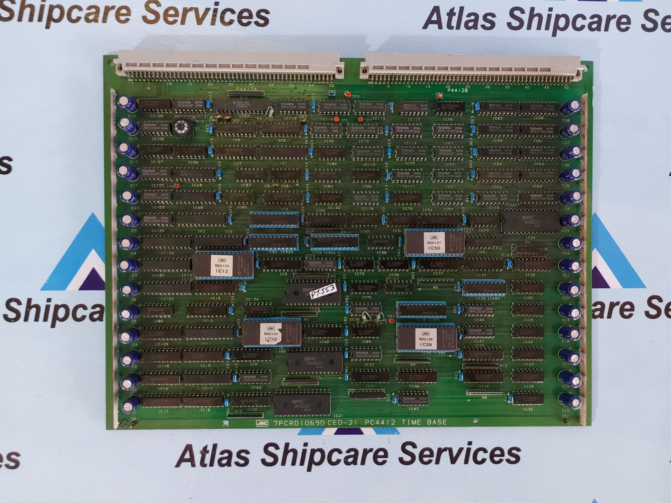 JRC PC4412 CED-21 7PCRD1O69D TIME BASE PCB CARD – Atlas Shipcare Services