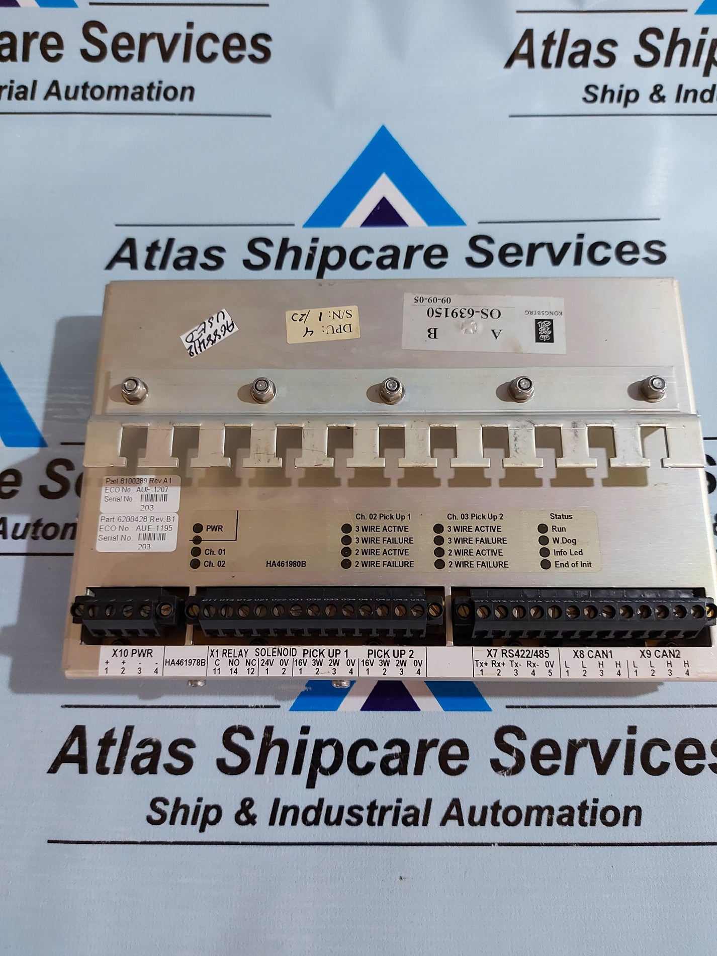 KONGSBERG AUTOCHIEF C20 - RPME P/N 8100289 MODULE – Atlas Shipcare Services