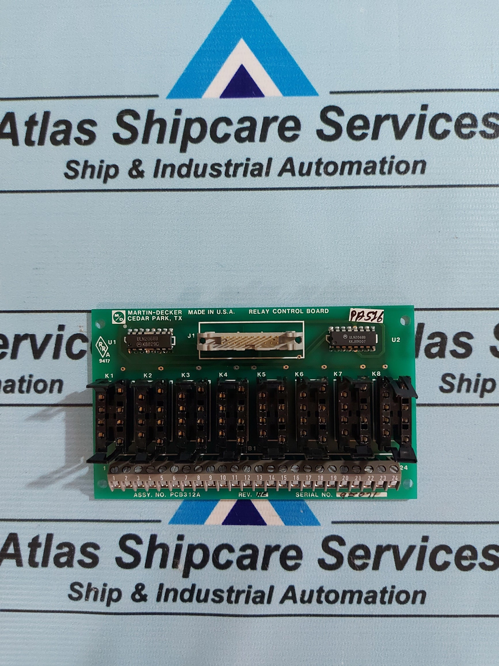 MARTIN-DECKER PCB312A RELAY CONTROL BOARD – Atlas Shipcare Services