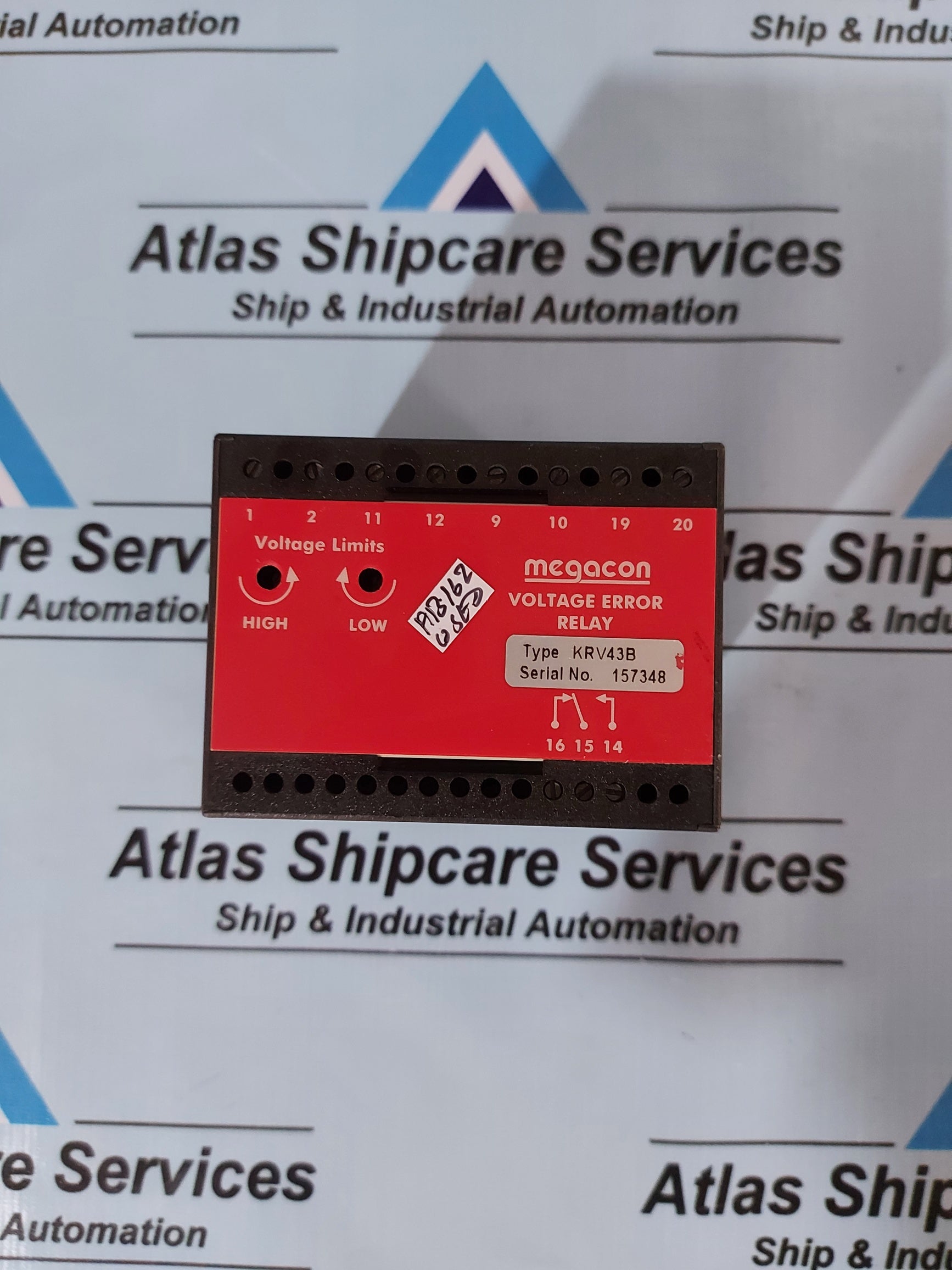 MEGACON KRV43B VOLTAGE ERROR RELAY – Atlas Shipcare Services