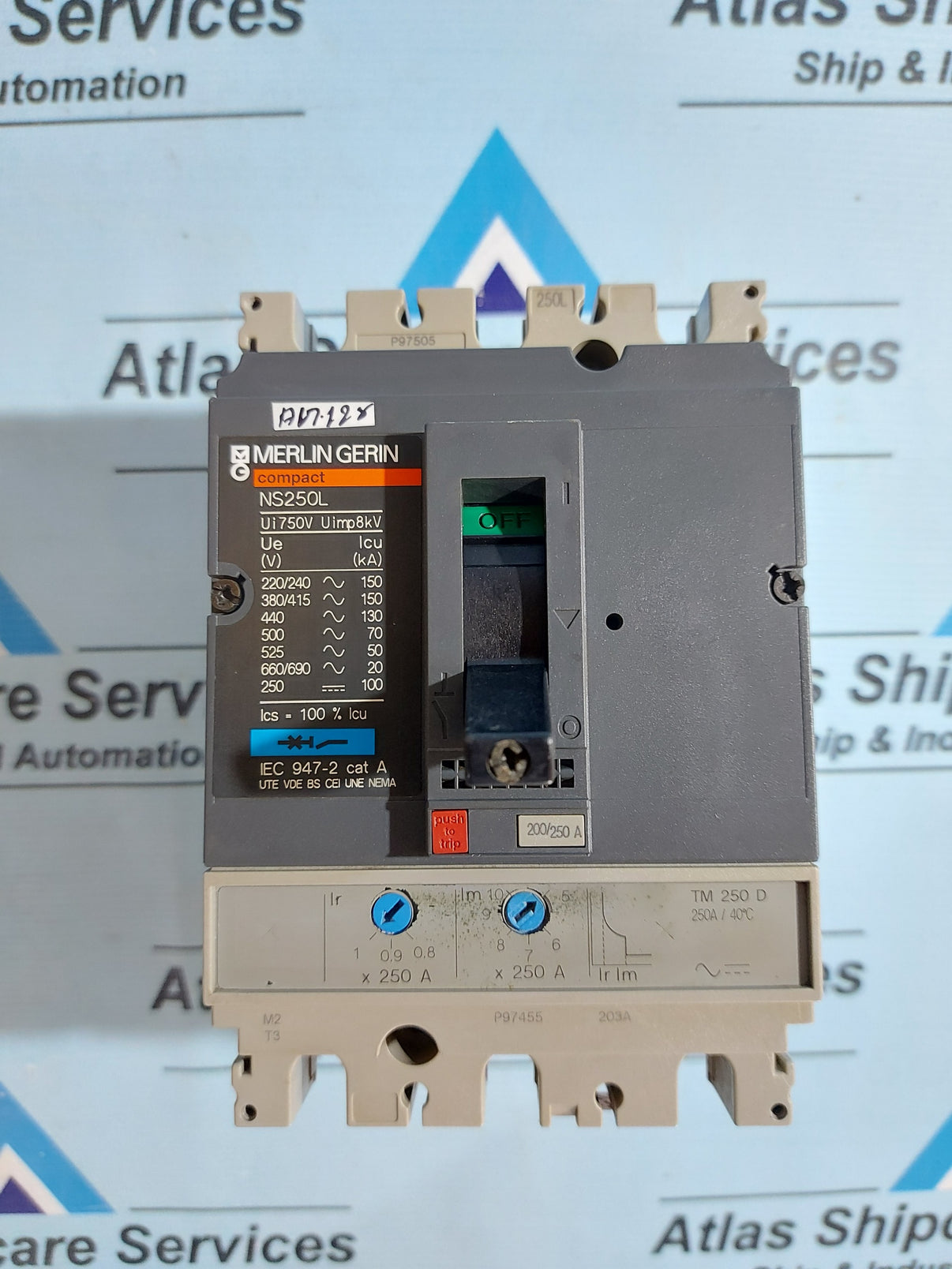 MERLIN GERIN COMPACT NS250L DC CIRCUIT BREAKER – Atlas Shipcare Services