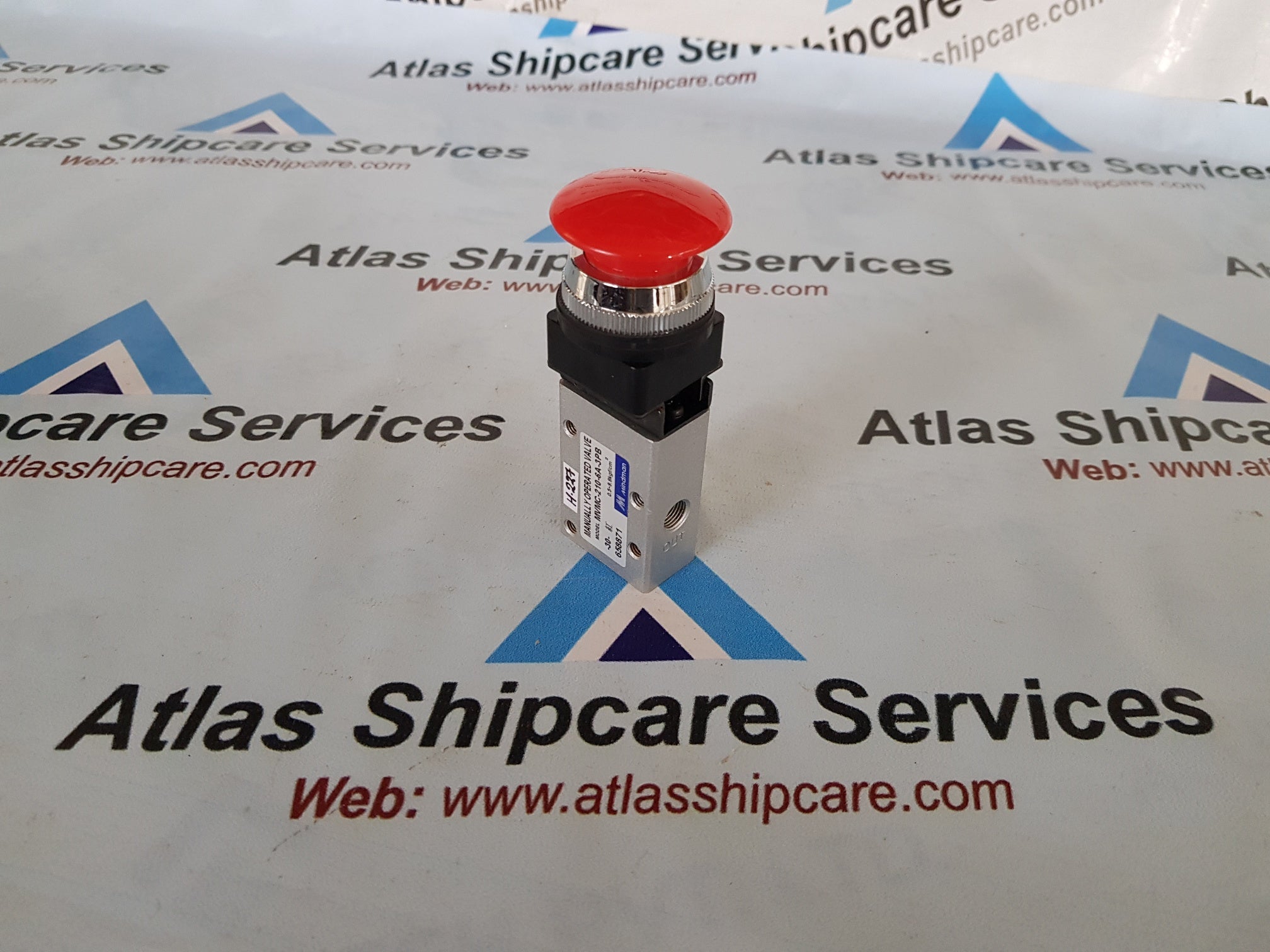 MINDMAN MVMC-210-6A-3PB PLAM PUSH BUTTON VALVE – Atlas Shipcare Services