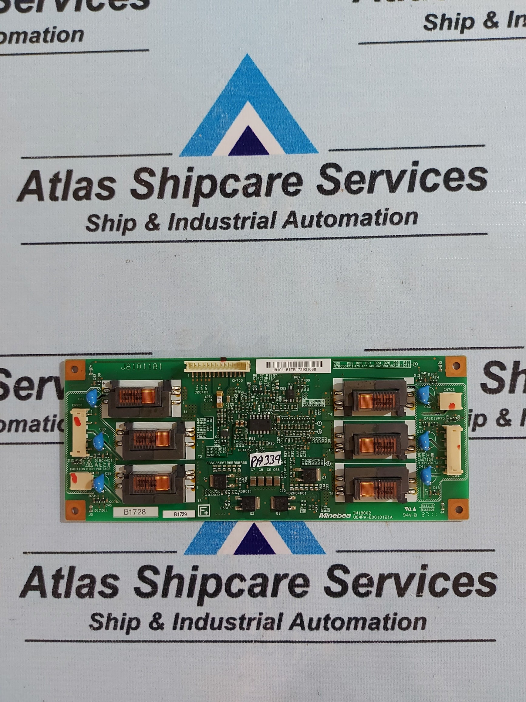 MINEBEA J8101181 HIGH PRESSURE PLATE IM18002 U84PA-E0010121A – Atlas ...