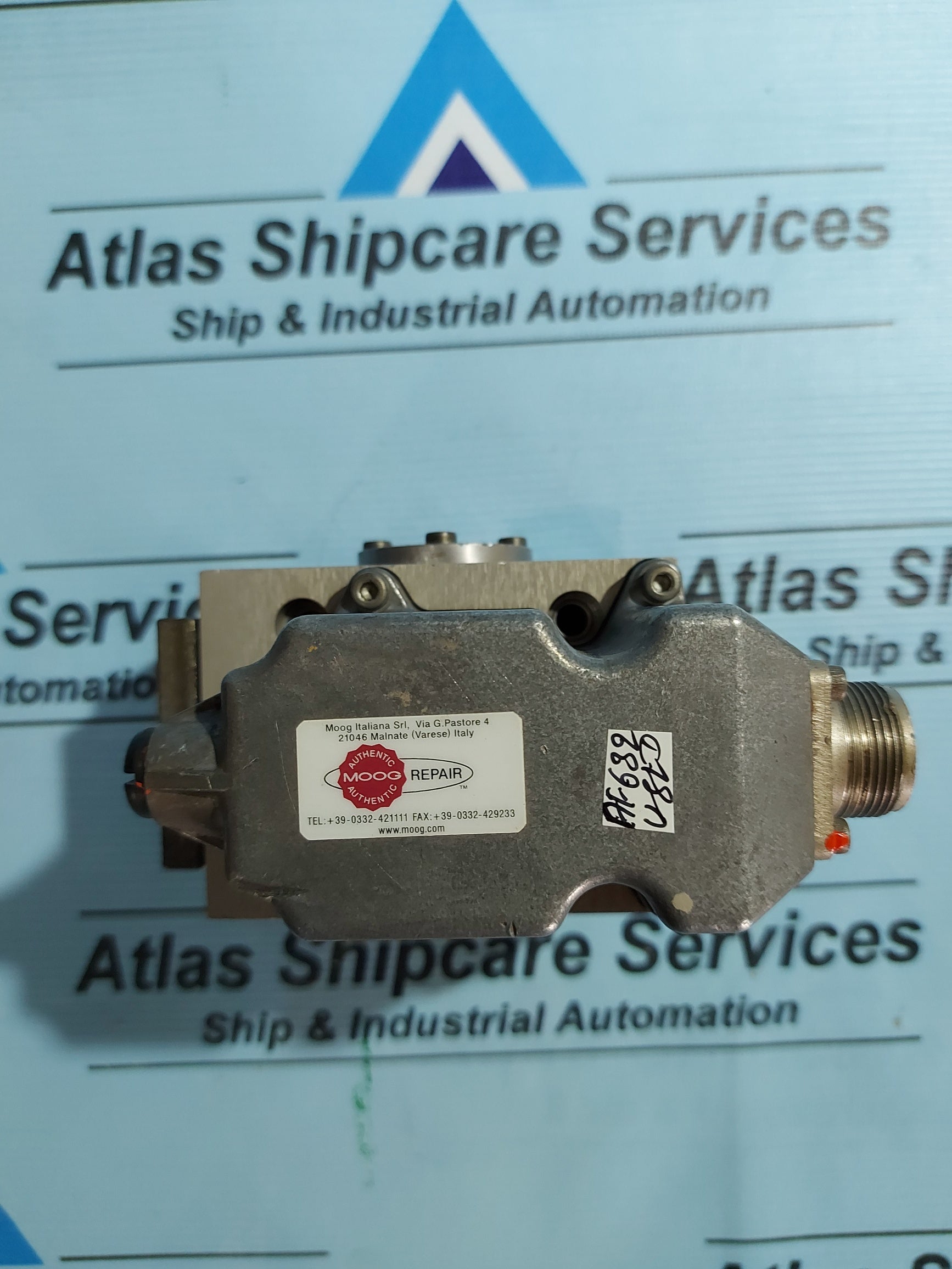 MOOG G631-3804B HYDRAULIC SERVO VALVE H60FOGB4VBQ – Atlas Shipcare Services