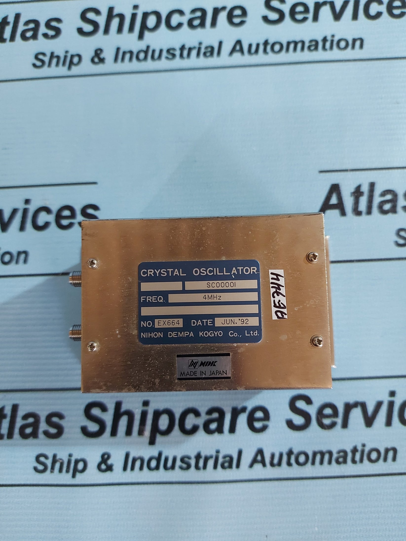 NIHON DEMPA KOGYO SC00001 CRYSTAL OSCILLATOR – Atlas Shipcare Services