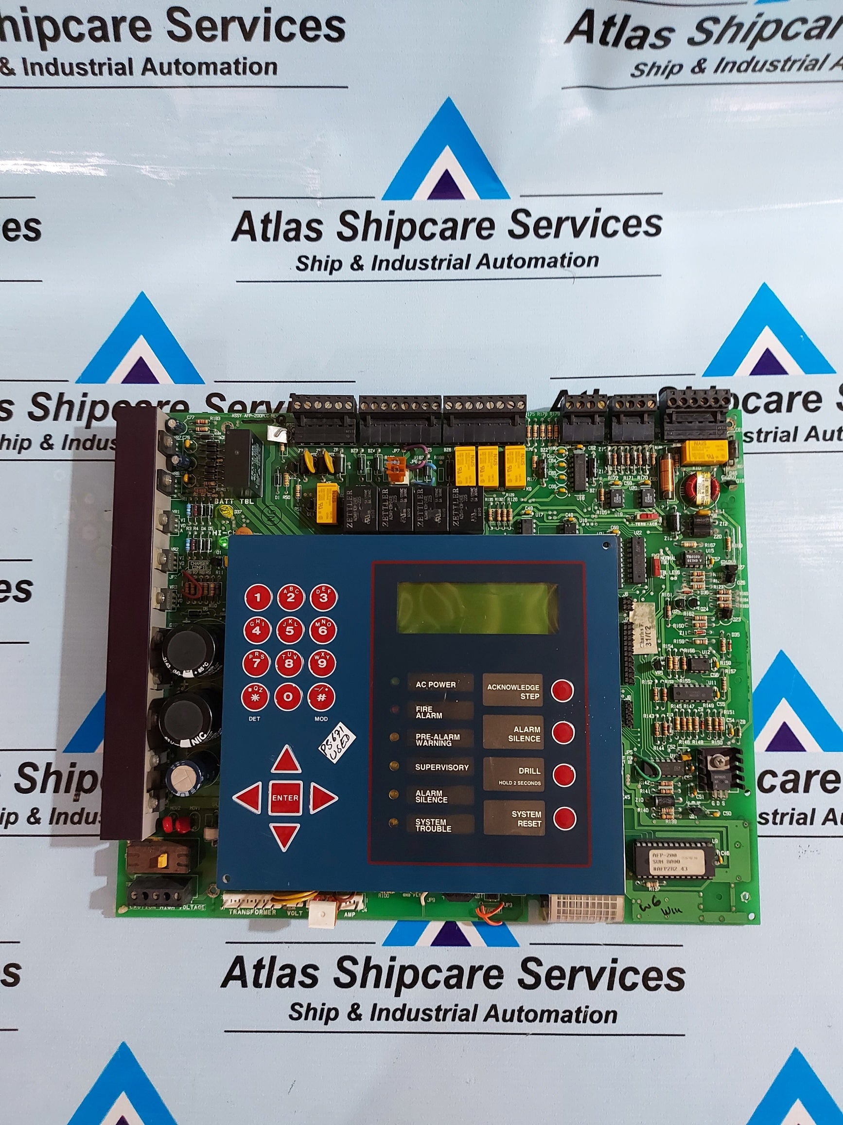 NOTIFIER AFP-200PCC FIRE ALARM CONTROL BOARD – Atlas Shipcare Services