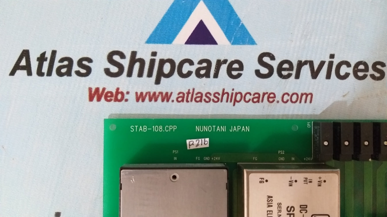 Nunotani STAB-108.CPP Pcb Card – Atlas Shipcare Services