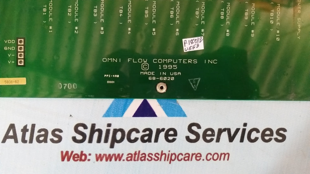 Omni Flow Computer 68-6020 I/O Module – Atlas Shipcare Services
