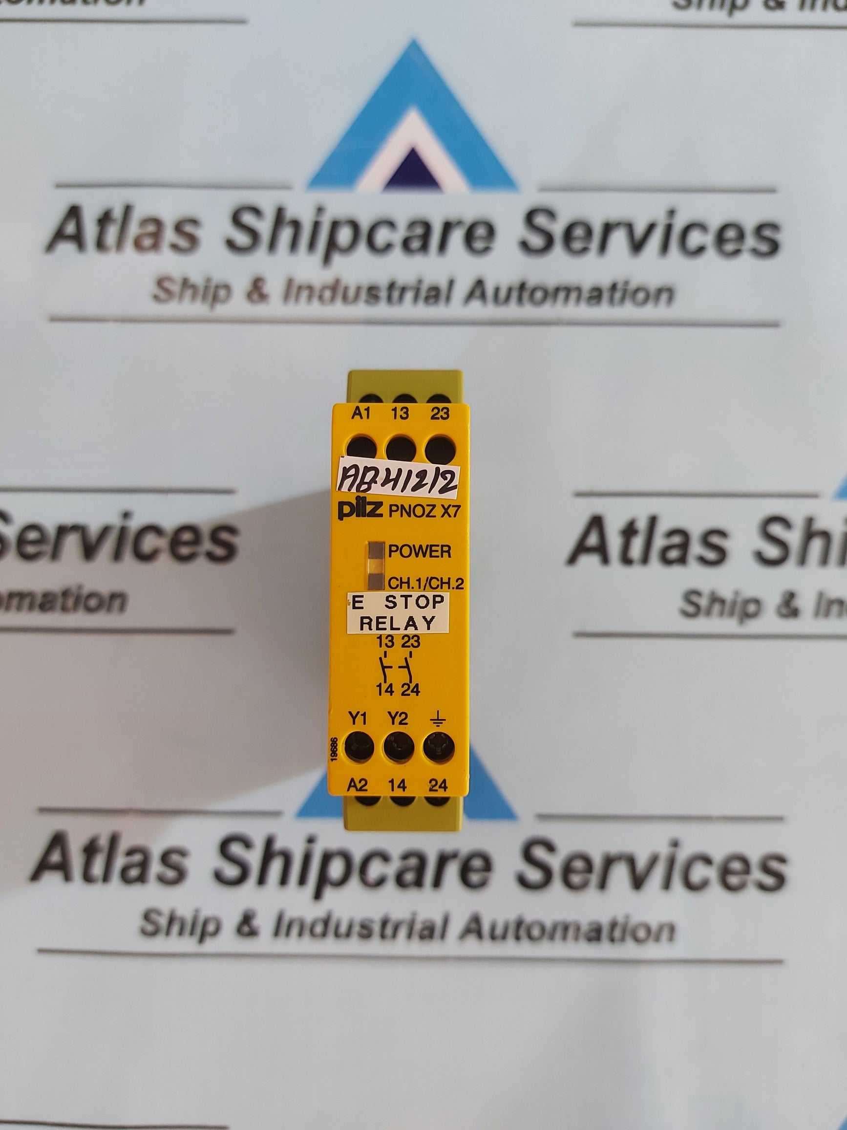PILZ PNOZ X7 230VAC 2n/o SAFETY RELAY – Atlas Shipcare Services