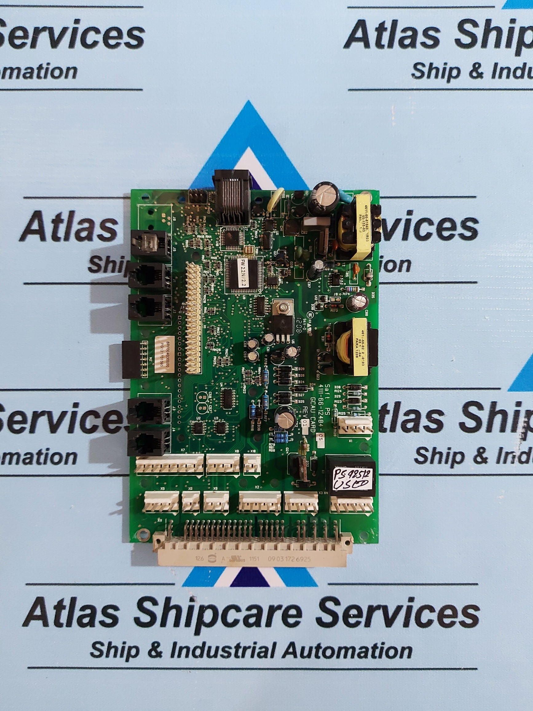 SAFT POWER SYSTEMS PS GCAU CARD 4111-66-12484-05 REV.01 – Atlas ...