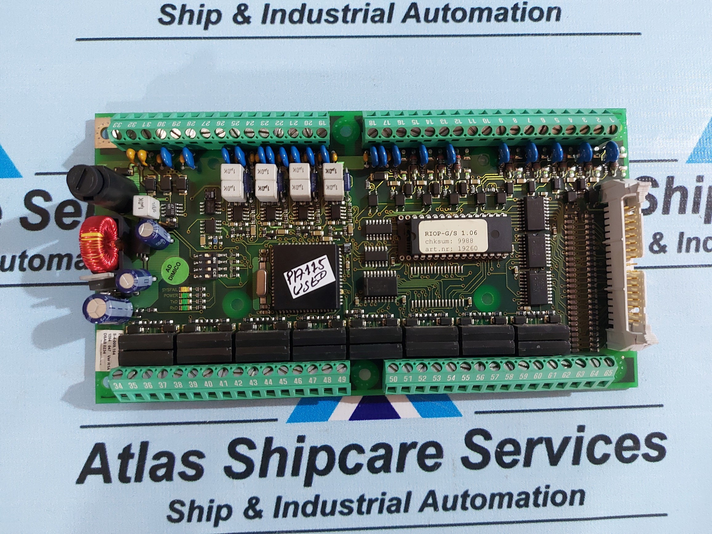SALWICO SW2020 PCB CARD RIOK-40 CIRCUIT BOARD – Atlas Shipcare Services