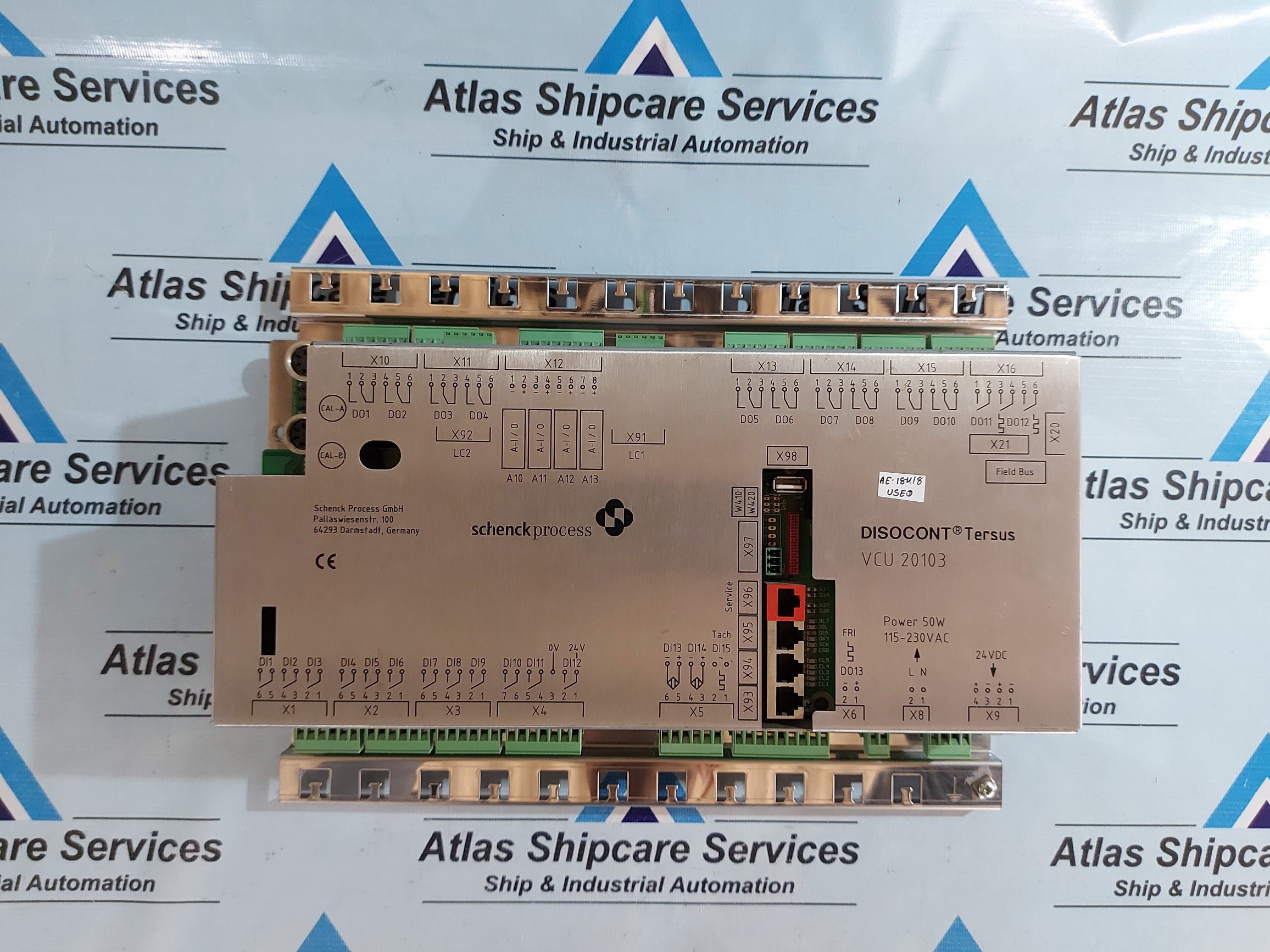 SCHENCK PROCESS DISOCONT TERSUS VCU 20103 CENTRAL CONTROL UNIT – Atlas ...