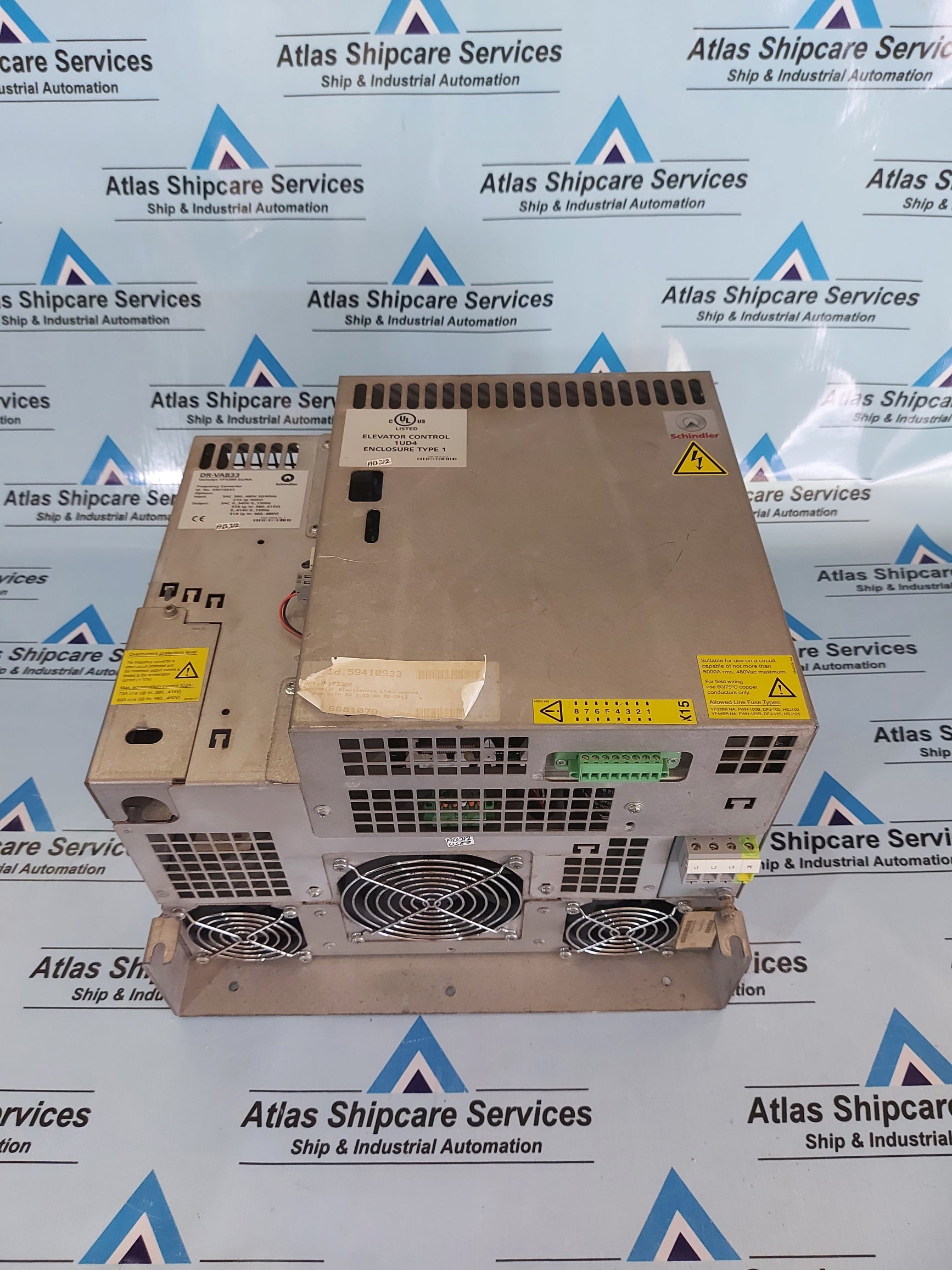 SCHINDLER FREQUENCY CONVERTER DR-VAB33 ID.NO 59410933 – Atlas Shipcare ...