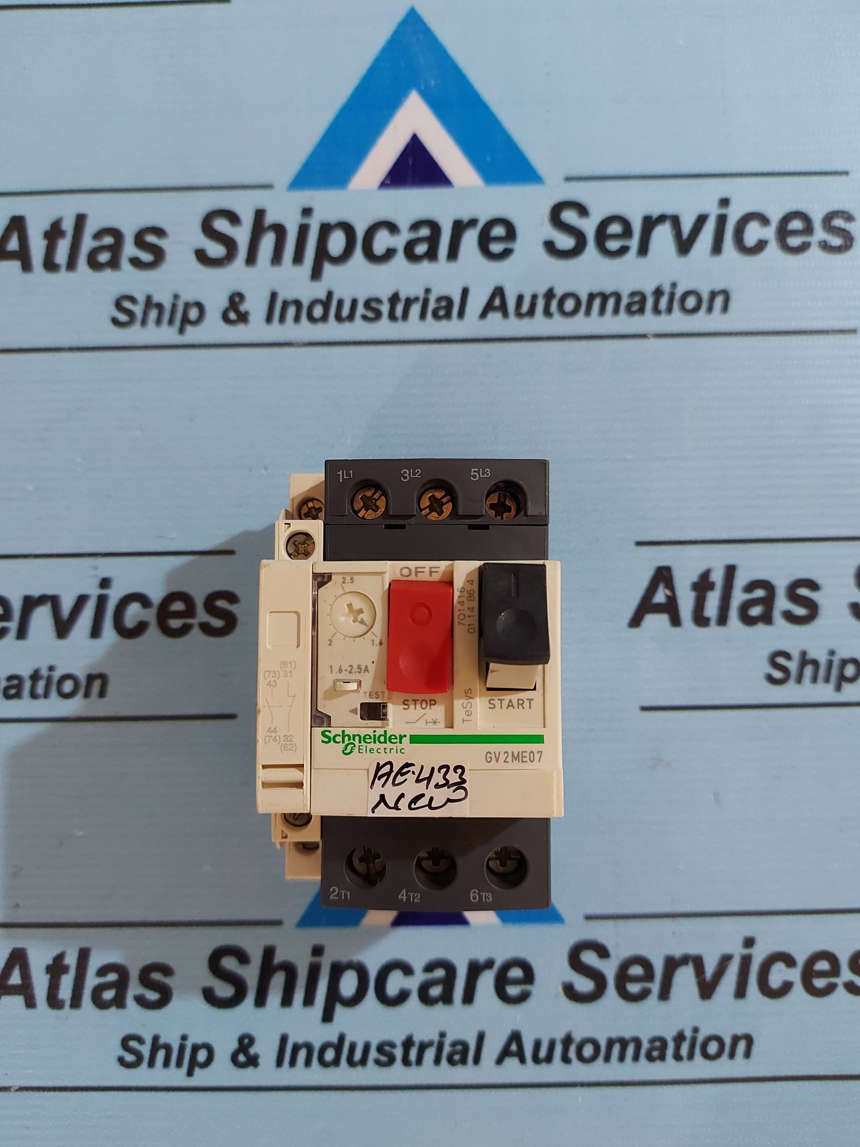 SCHNEIDER ELECTRIC GV2ME07 MOTOR CIRCUIT BREAKER – Atlas Shipcare Services