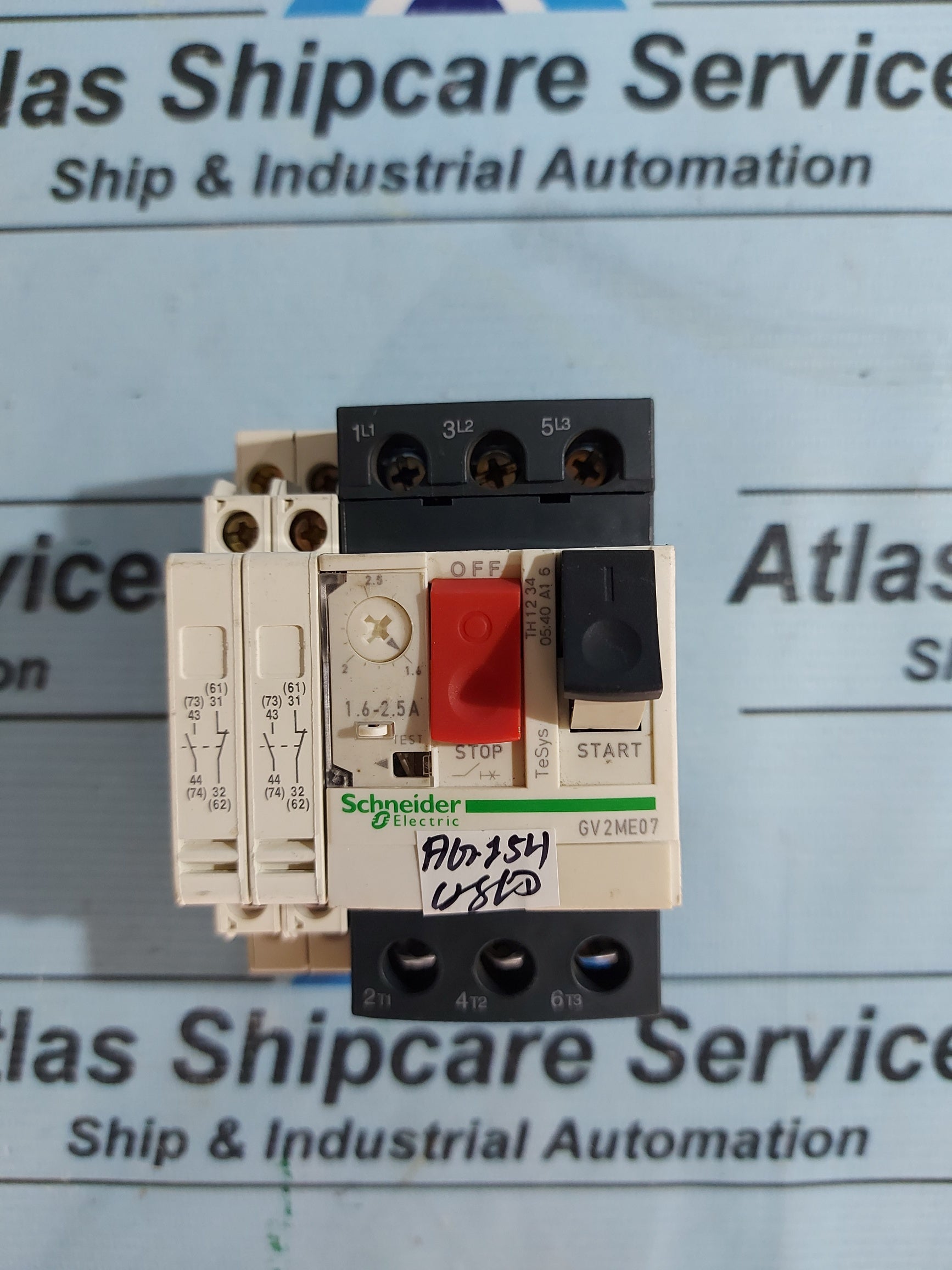 SCHNEIDER ELECTRIC GV2ME07 MOTOR CIRCUIT BREAKER – Atlas Shipcare Services