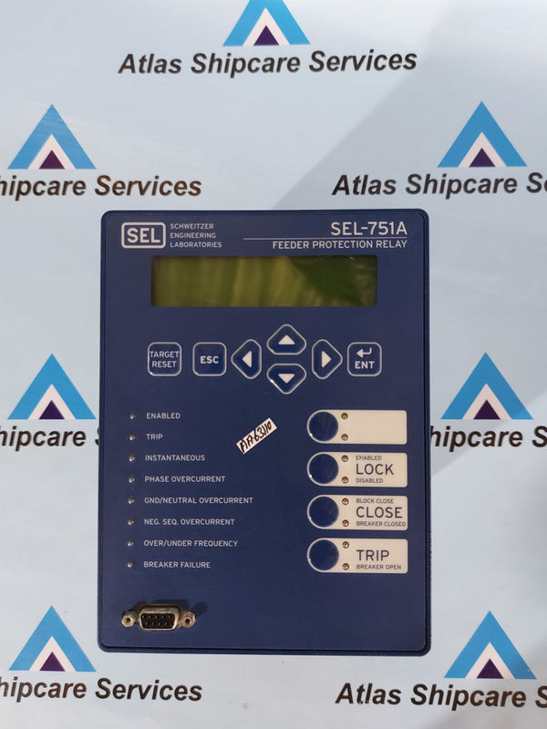 SEL SEL-751A FEEDER PROTECTION RELAY – Atlas Shipcare Services