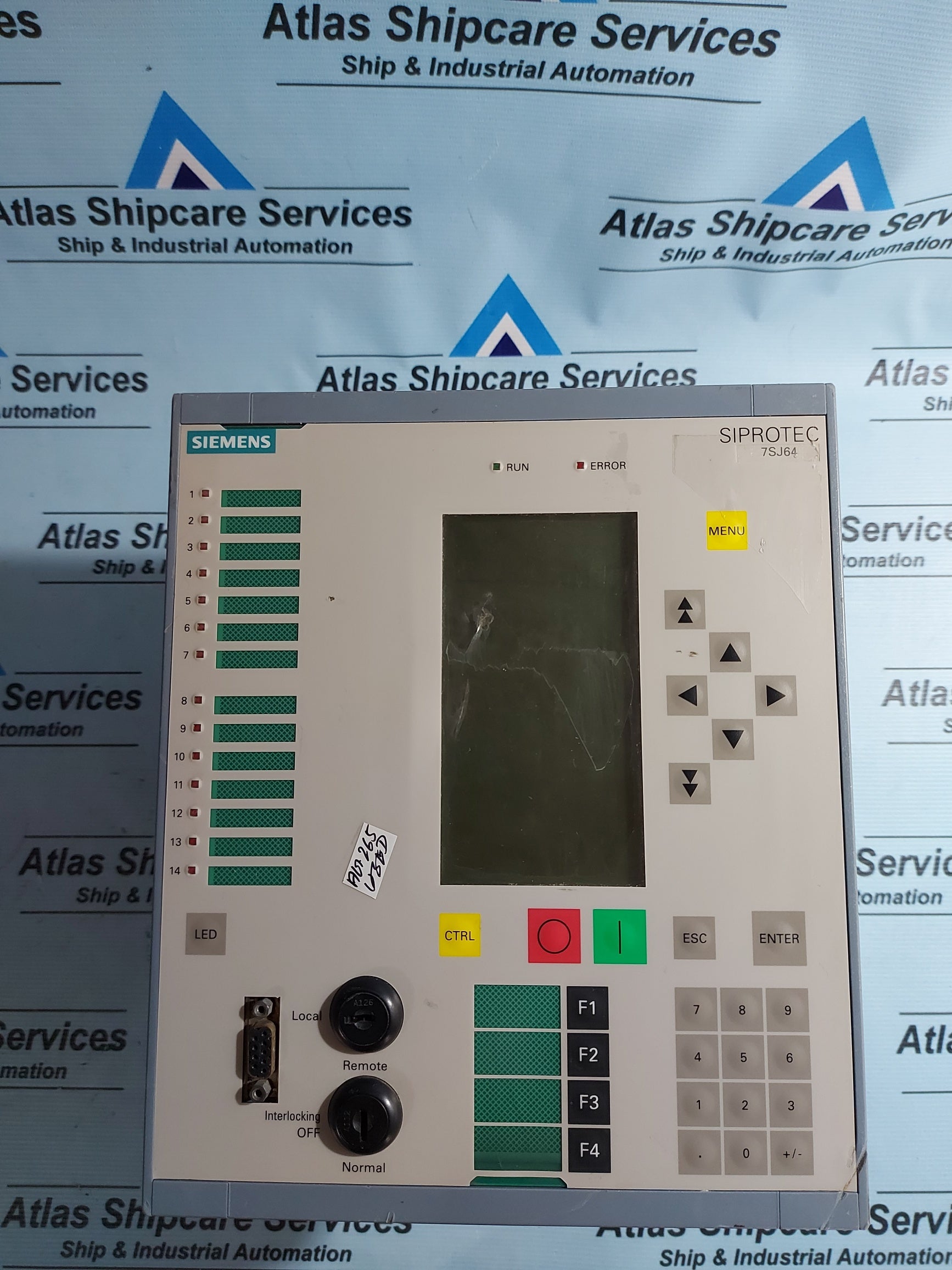 SIEMENS 7SJ64 SIPROTEC 7SJ6411-4EB92-1FE0/EE OVERCURRENT PROTECTION ...
