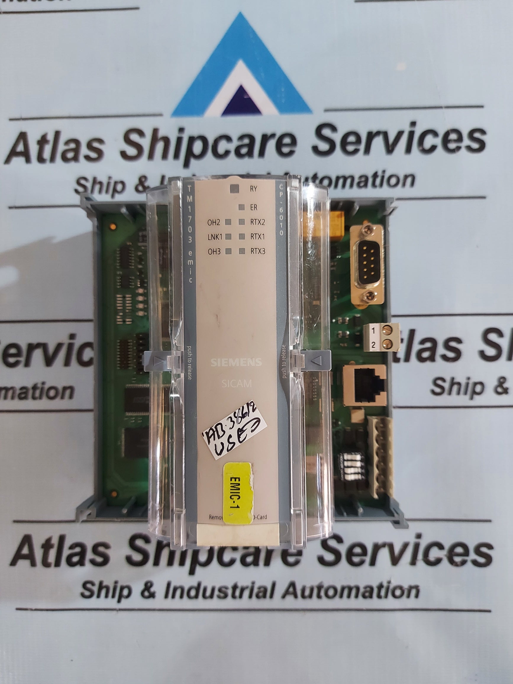 SIEMENS SICAM TM 1703 EMIC 6MF11130GA100AA0BB CP-6010 – Atlas Shipcare ...