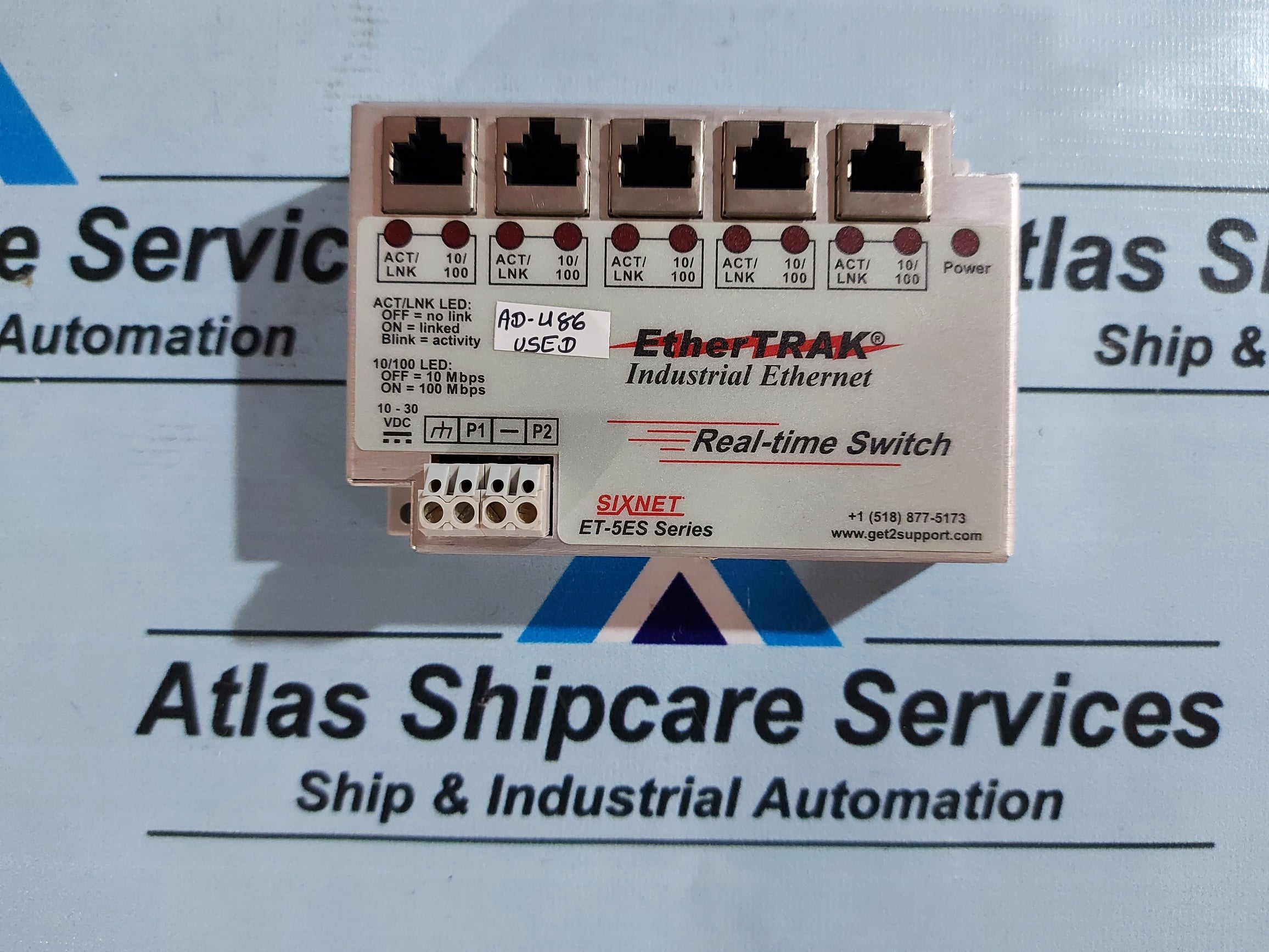 SIXNET ETHERTRAK ET-5ES-1 INDUSTRIAL ETHERNET REAL-TIME SWITCH – Atlas ...