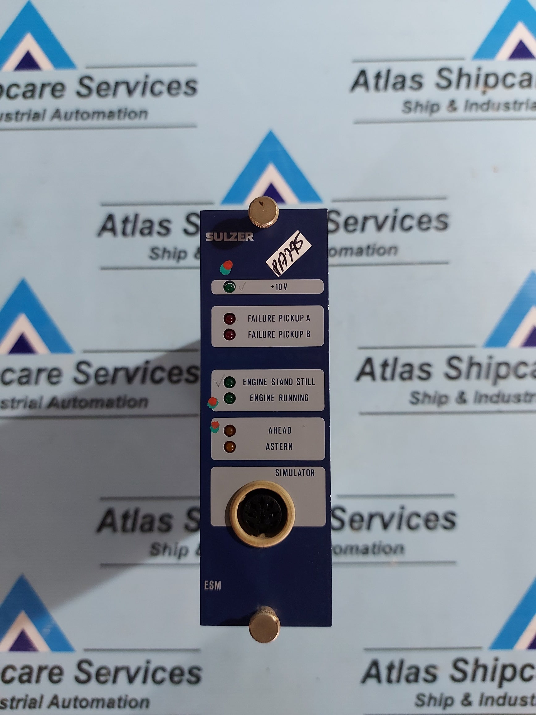 SULZER ESM 112.046.015.200 ENGINE SPEED MONITOR MODULE – Atlas Shipcare ...