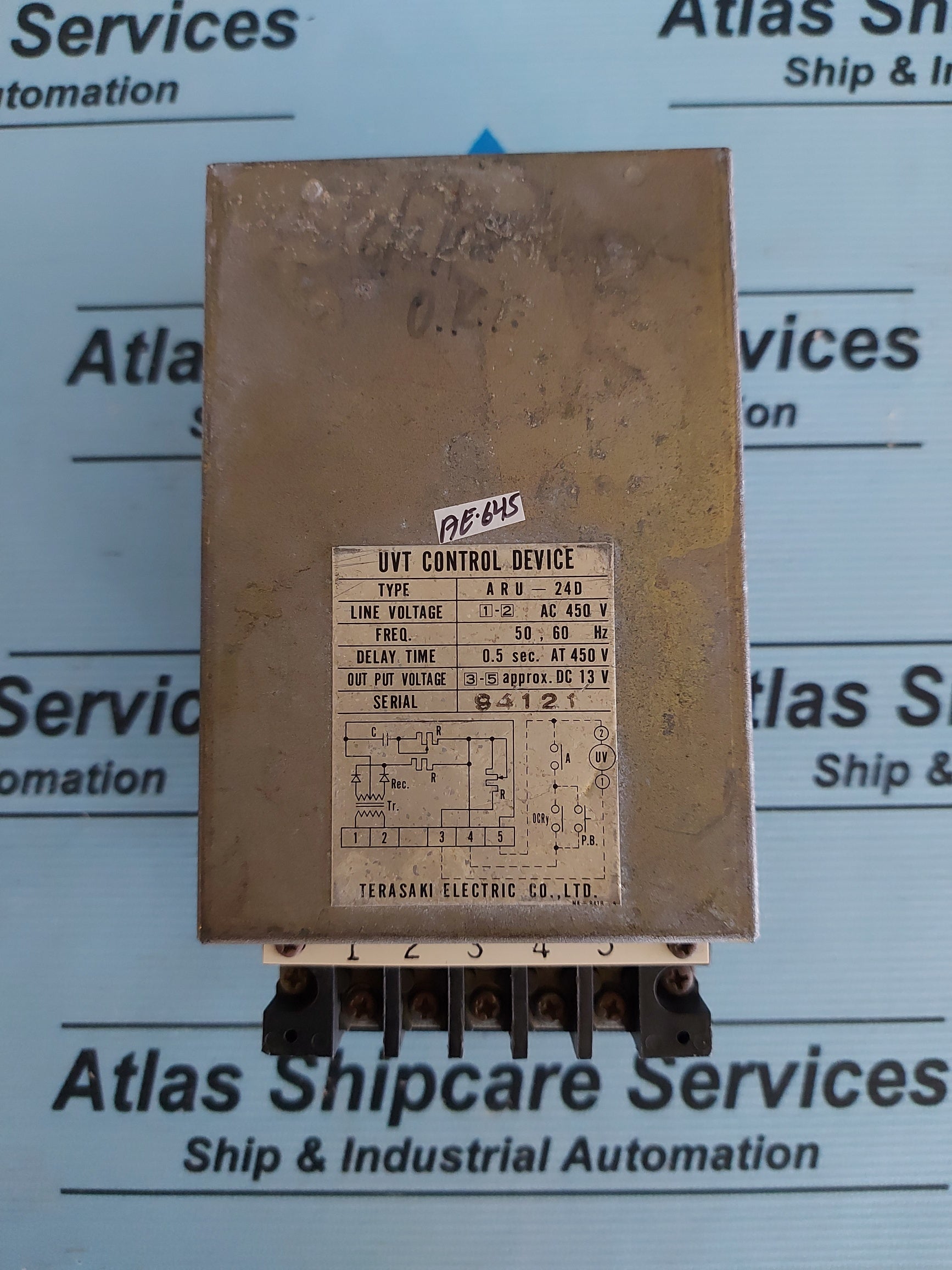 TERASAKI ARU-24D UVT CONTROL DEVICE – Atlas Shipcare Services