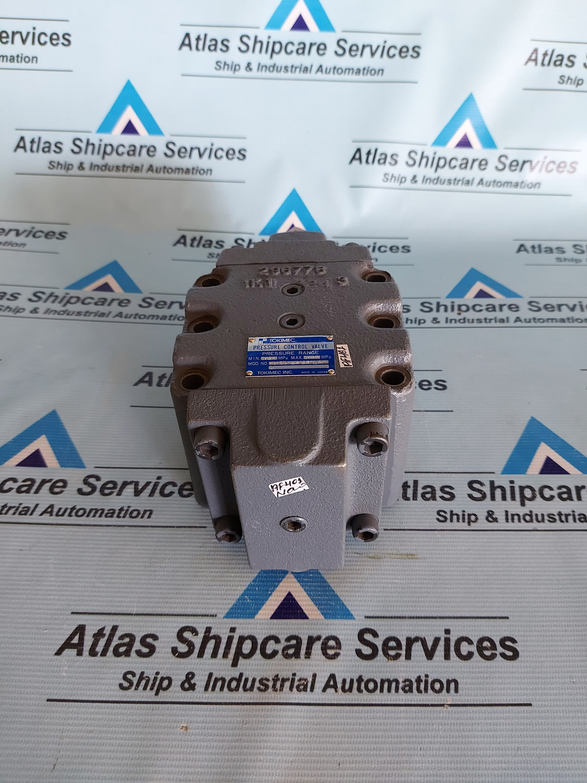 TOKIMEC RG-10-Z2-22-JA-J PRESSURE CONTROL VALVE – Atlas Shipcare Services