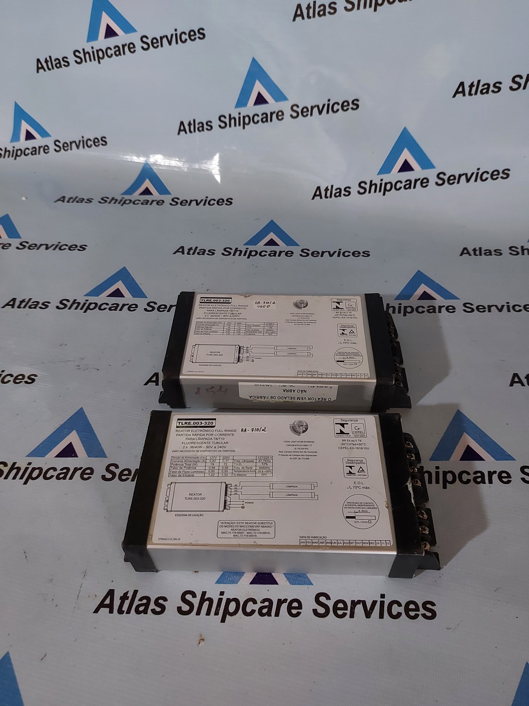 TOTAL LIGHT EX TLRE.003-320 ELECTRONIC BALLAST FOR TUBULAR FLUORESCENT ...