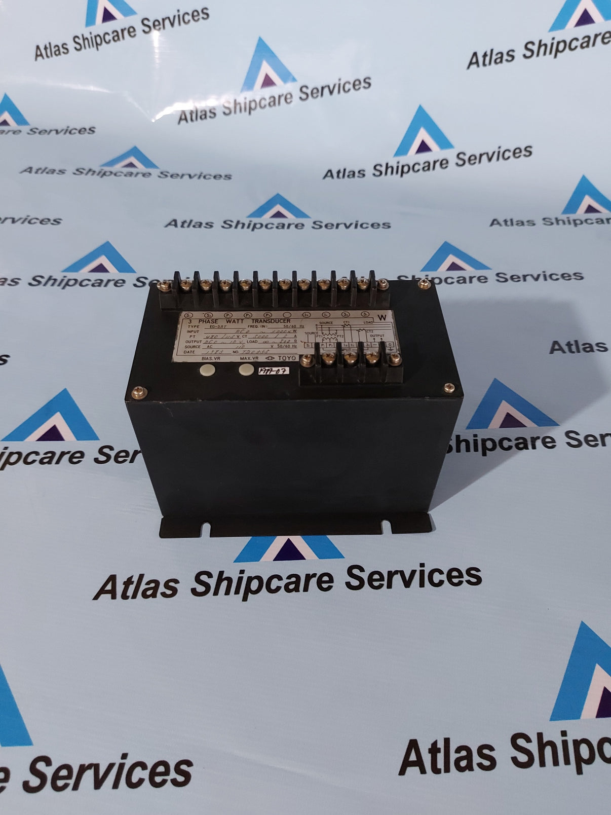 TOYO KEIKI EG-3AT 3 PHASE WATT TRANSDUCER – Atlas Shipcare Services