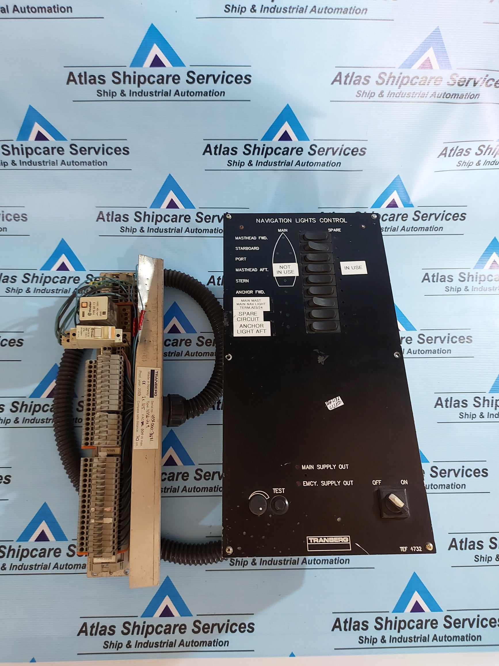 TRANBERG TEF 4732 NAVIGATION LIGHTS CONROL PANEL – Atlas Shipcare Services