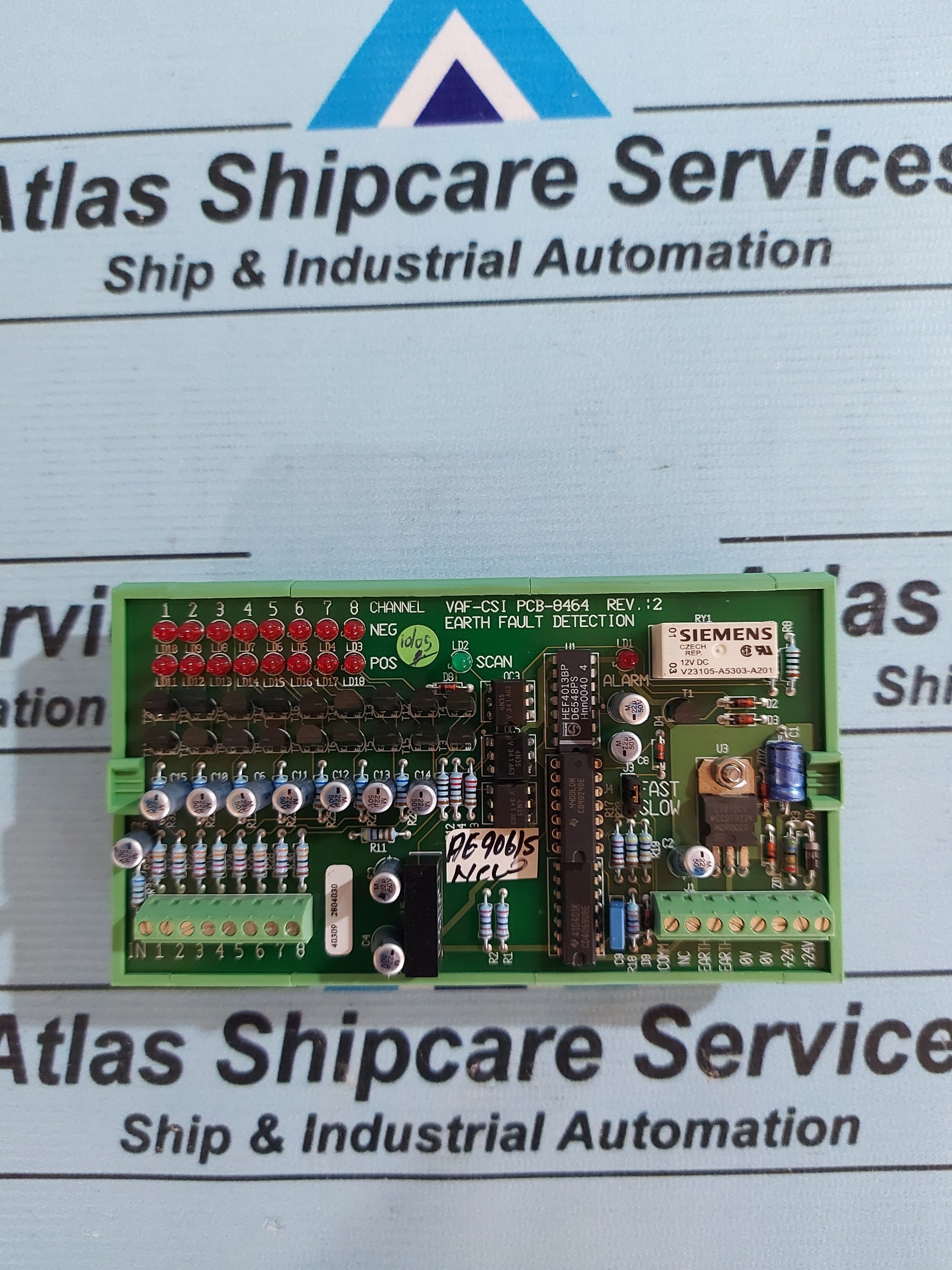 VAF-CSI PCB-8464 REV.2 EARTH FAULT DETECTION – Atlas Shipcare Services