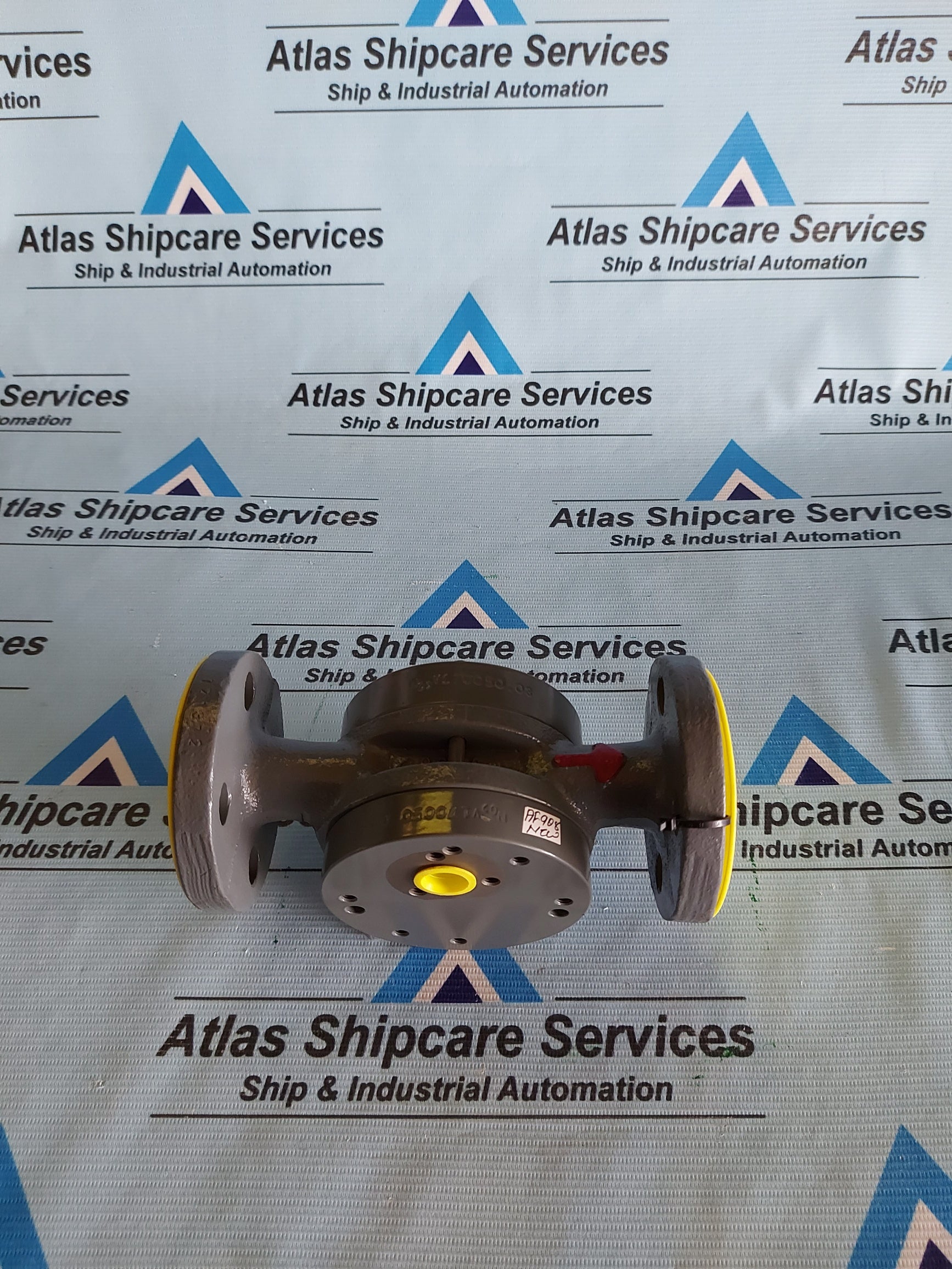 VAF INSTRUMENTS J5015PT2 DIN FLOWMETER INDUSTRIAL MARINE VANE METER ...