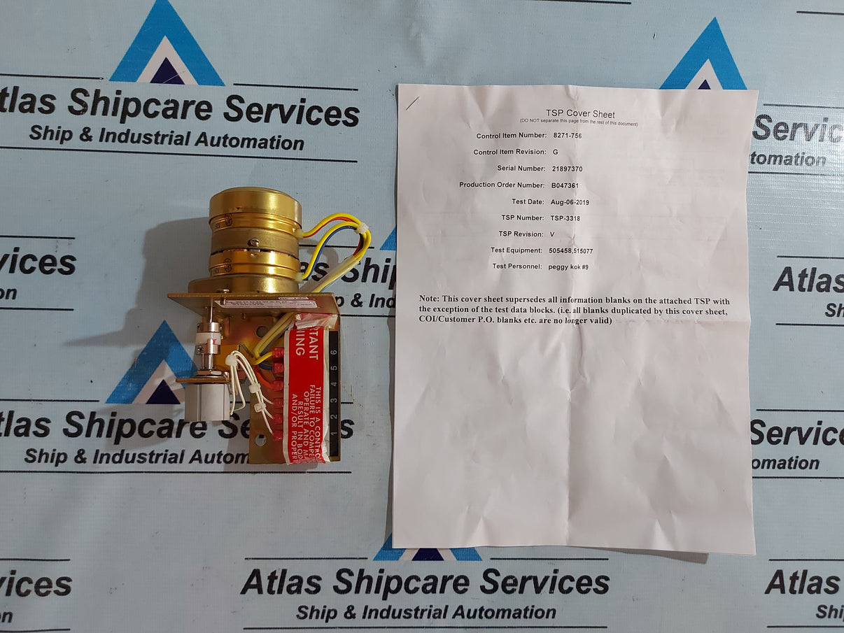 WOODWARD 8271-756 REV.G MOTOR OPERATED POTENTIOMETER – Atlas Shipcare ...